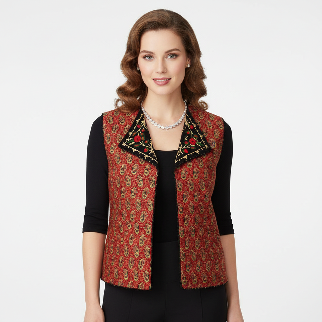 Handmade Vests with delicate and bold designs – Peerayeh